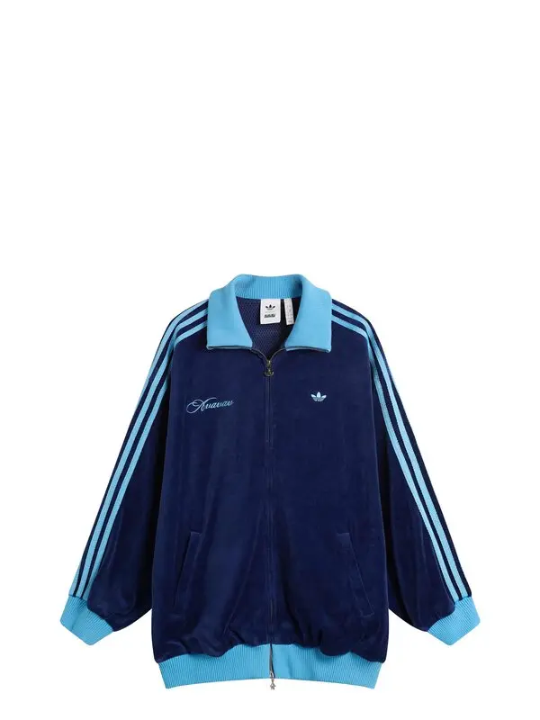 Adidas By Avavav Velvet Track Top - Dark Blue