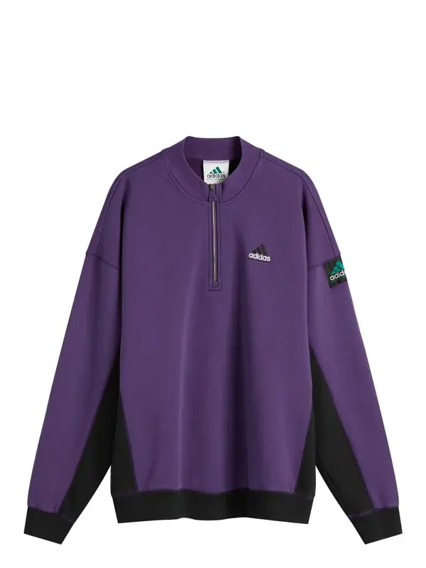 Adidas Eqt Half Zip Fleece - Violet/black