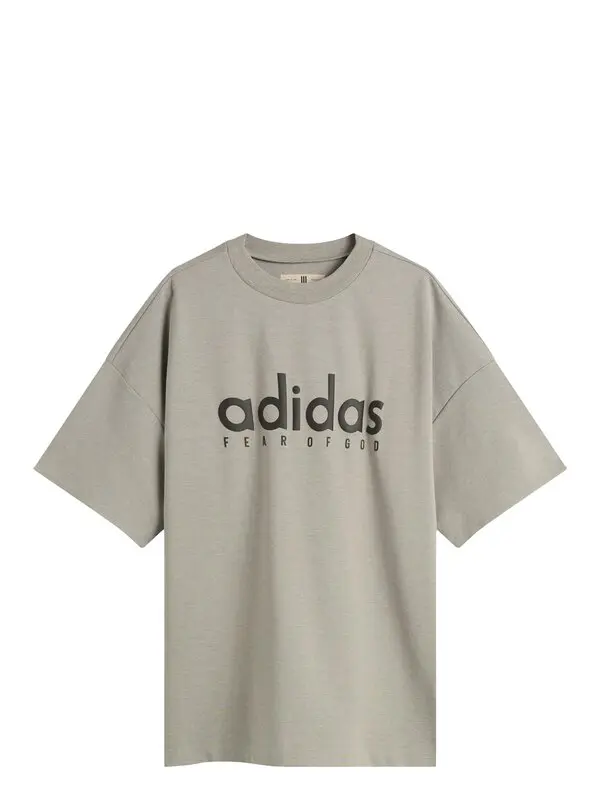 ADIDAS X FOG Adidas X Fear Of God Athletics Quickdry Jersey T-shirt - Medium Grey Heather