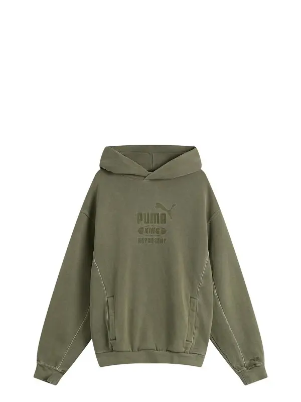 PUMA X Represent Graphic Hoodie - Night Pine