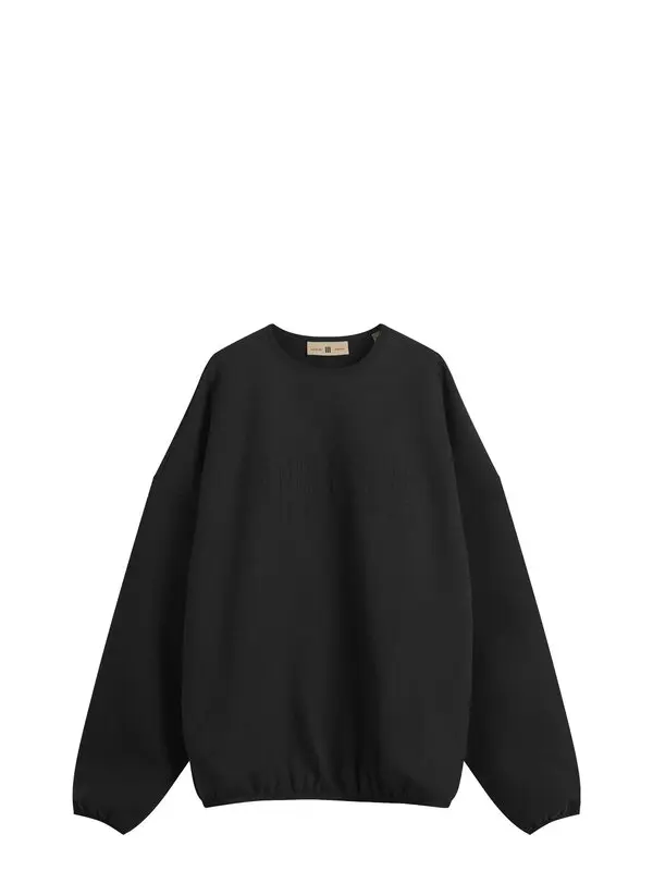 ADIDAS X FOG Adidas X Fear Of God Athletics Suede Fleece Crewneck - Black