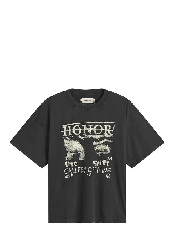 HONOR THE GIFT Art That Reflects T-shirt - Black