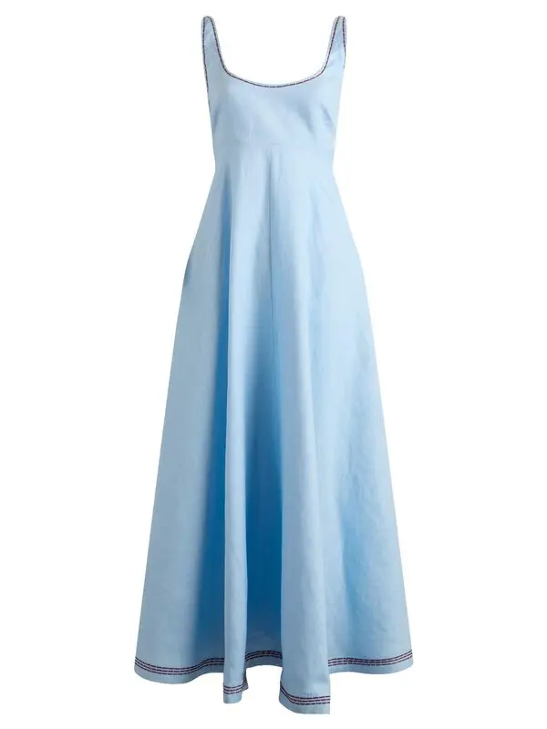 ALEMAIS Donata Ballet Sundress - Sky