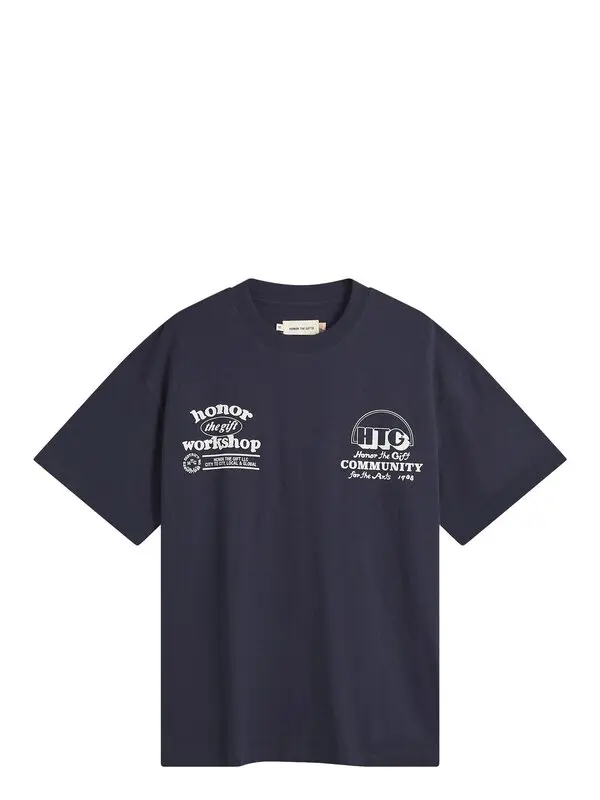 HONOR THE GIFT Honor Workshop T-shirt - Navy
