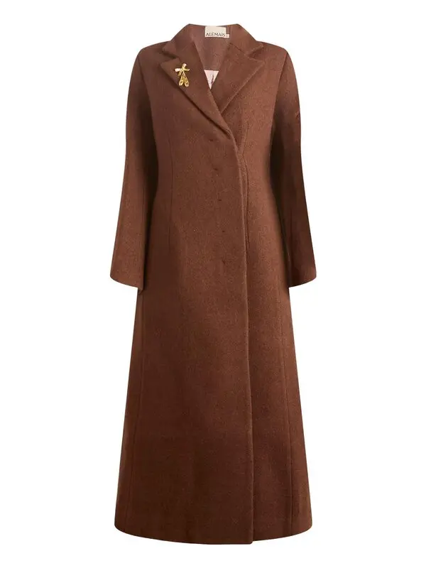 ALEMAIS Court Coat - Chocolate