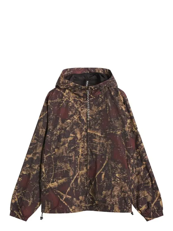 NO PROBLEMO Forest Glitch Nylon Jacket - Camo
