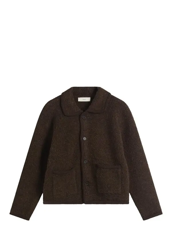 DUNST Knitted Jacket - Brown