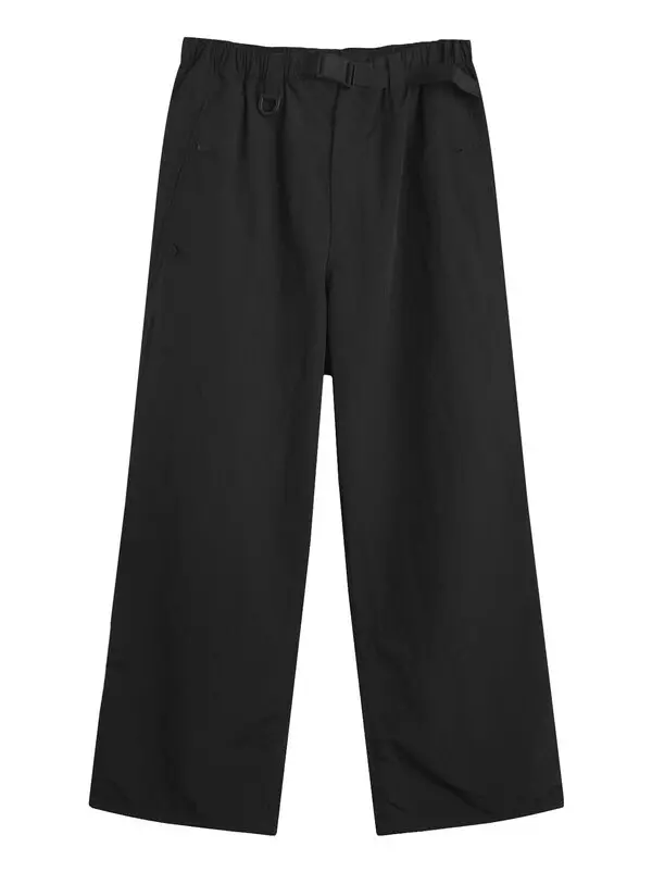 Y3 Nylon Belted Trousers - Black