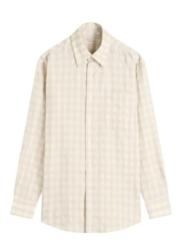 CARTER YOUNG Hugo Shirt - Cream/dove