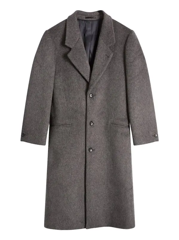 CARTER YOUNG Hewitt Wool Coat - Silver Grey
