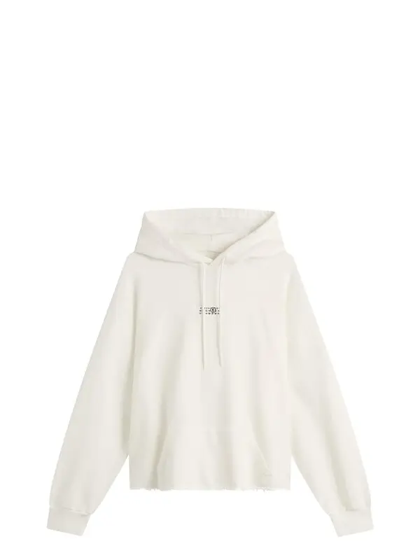 MAISON MARGIELA Cotton Jersey Hoodie - Off White