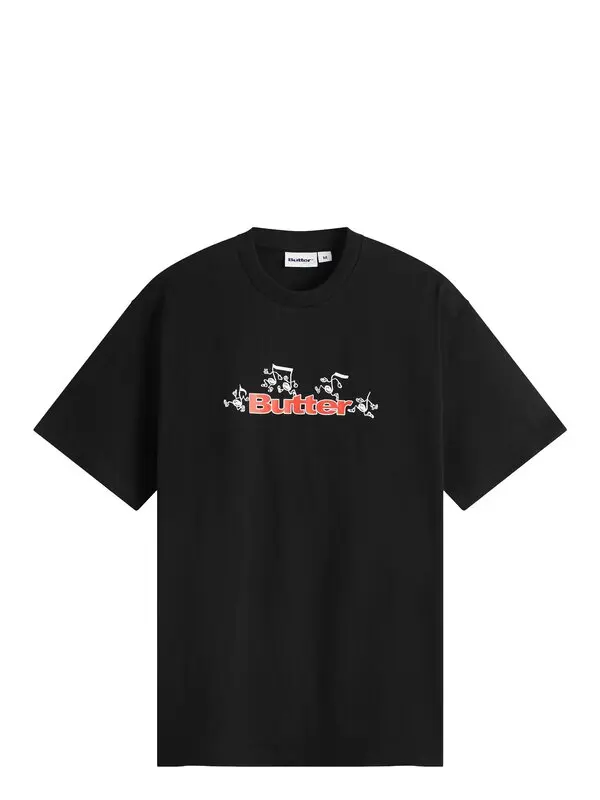BUTTER GOODS Tempo Logo T-shirt - Black
