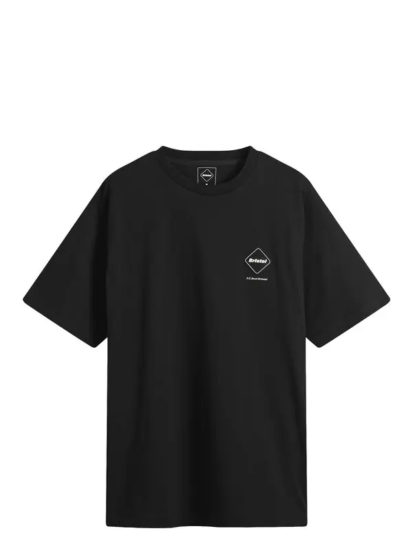 F.C. REAL BRISTOL Big Logo Baggy T-shirt - Black