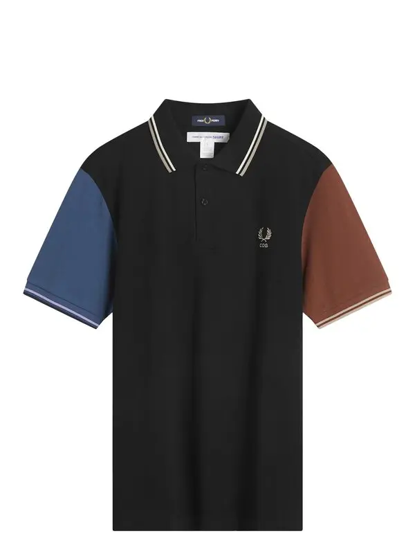 Comme Des Garçons X Fred Perry Polo Shirt - Black
