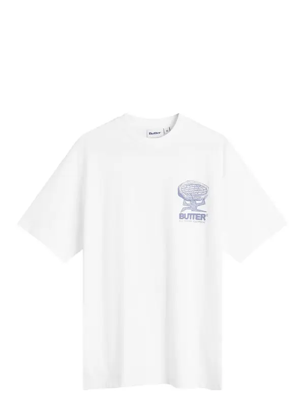 BUTTER GOODS Terrain T-shirt - White