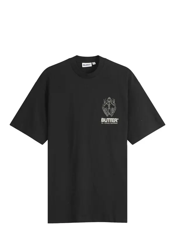 BUTTER GOODS Fossil T-shirt - Black