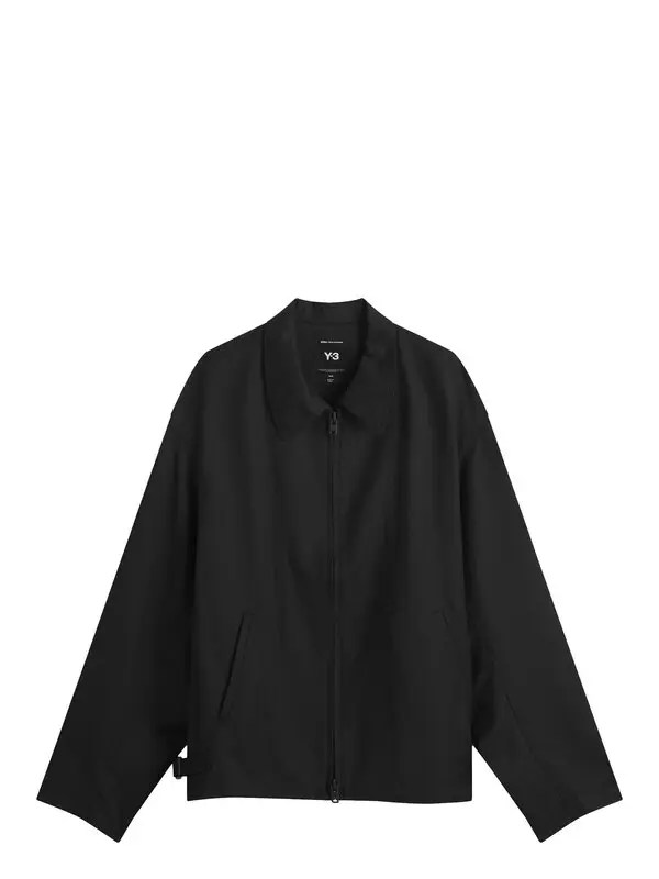 Y3 Zip Through Shirt Jacket - Black