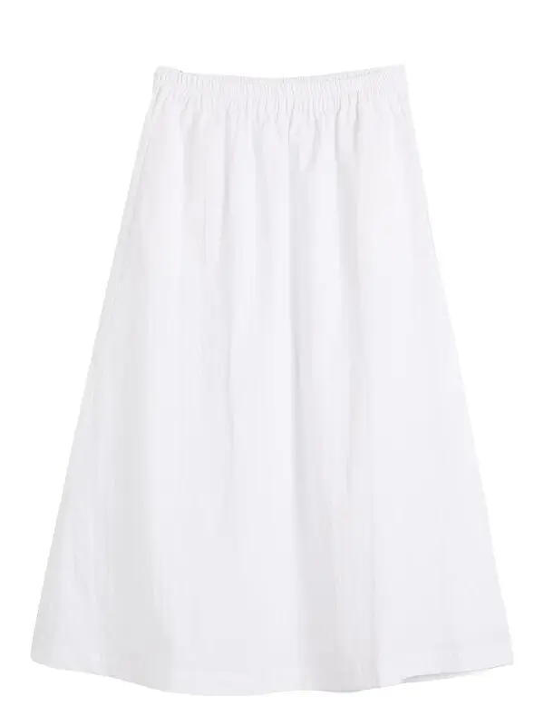 SAMSØE SAMSØE Satina Midi Skirt - White