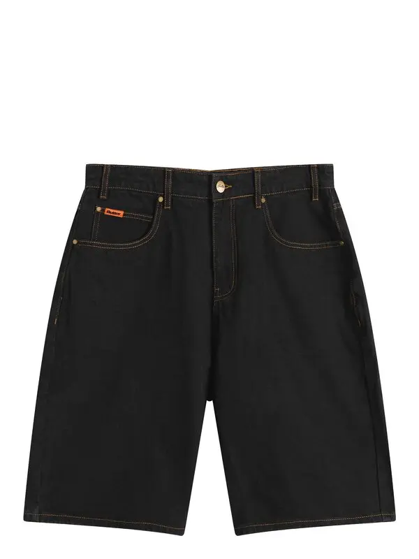 BUTTER GOODS Baggy Denim Shorts - Washed Black