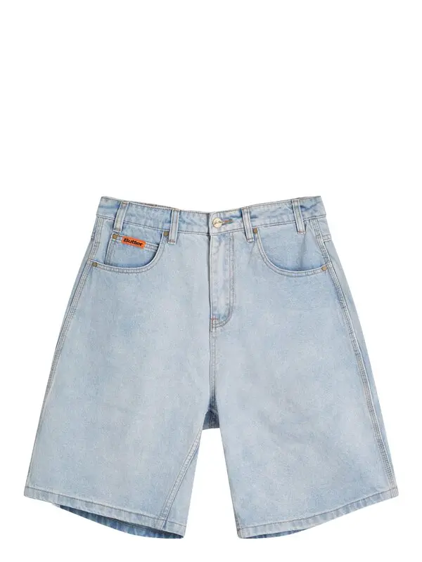 BUTTER GOODS Baggy Denim Shorts - Light Blue