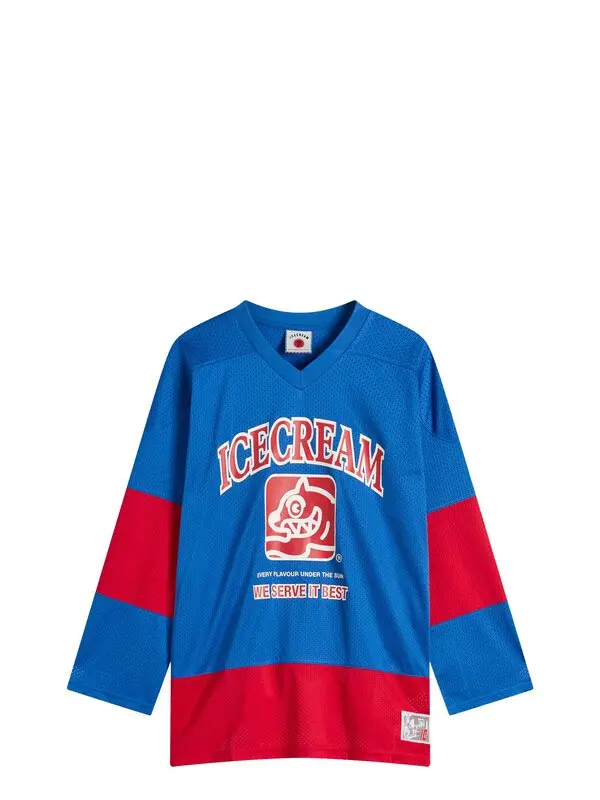 ICECREAM Team Hockey Shirt - Blue/red
