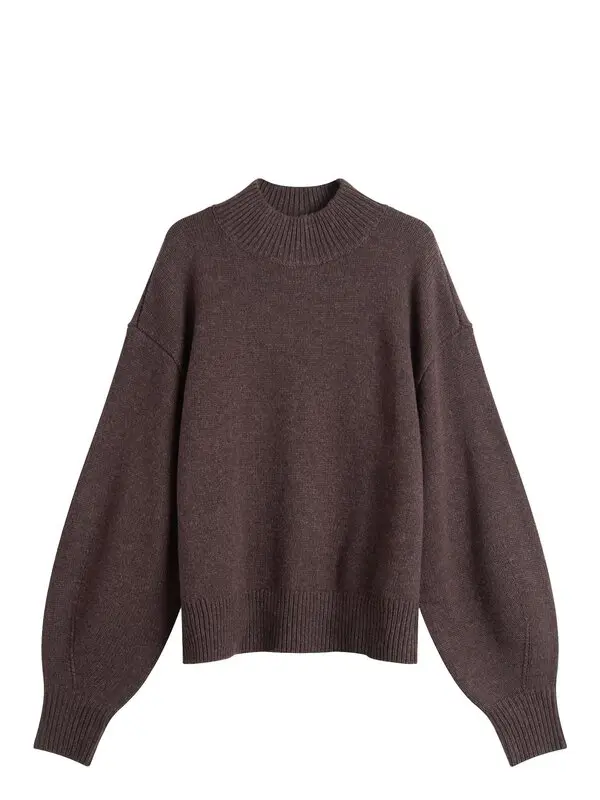 Sir The Label Teatro Oversized Jumper - Coffee