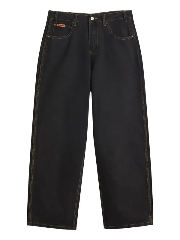 BUTTER GOODS Baggy Denim Jeans - Washed Black