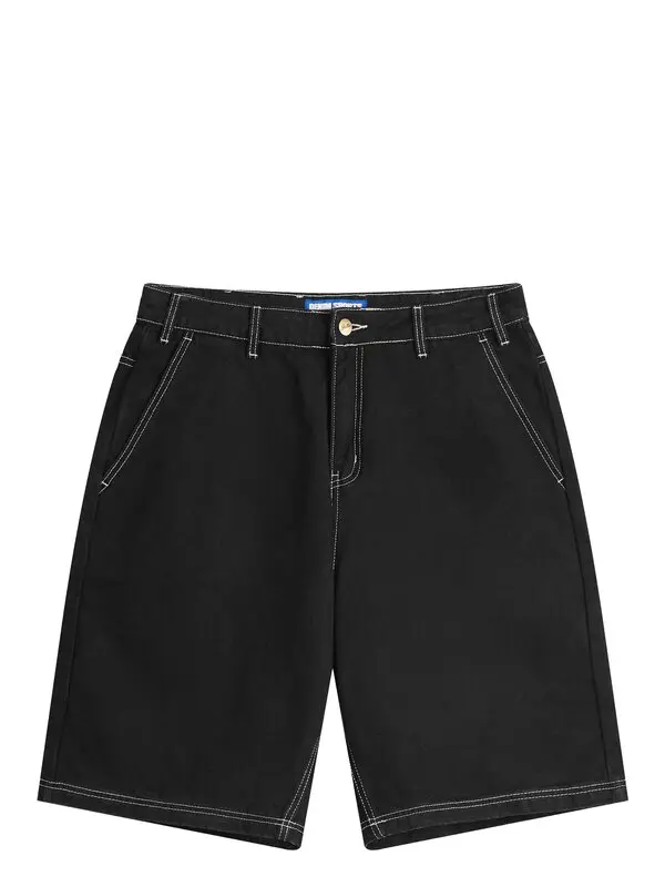 BUTTER GOODS Scribble Denim Shorts - Washed Black