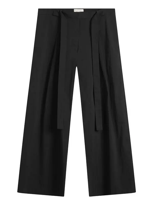 ST. AGNI Adjustable Palazzo Pants - Black