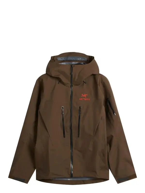 Arc'teryx Alpha Sv Gore-tex Jacket - Carob/black/dynasty