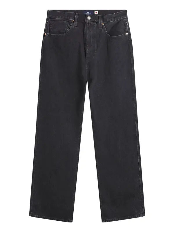 LEVI'S Blue Tab Marker Loose Selvedge Jeans - Moj Washed Black