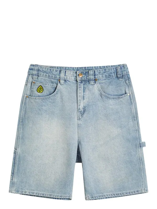BUTTER GOODS Weathergear Denim Shorts - Faded Blue