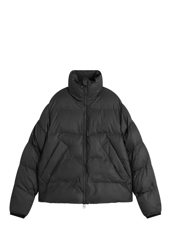 KASSL EDITIONS X Tretorn Hybrid Shelter Short Padded Jacket - Black