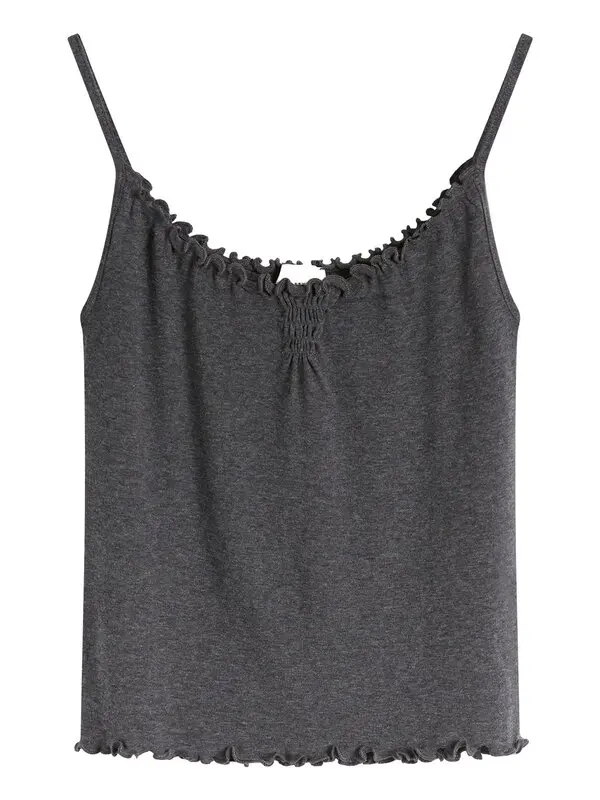 DEIJI STUDIOS Flounce Tank - Grey
