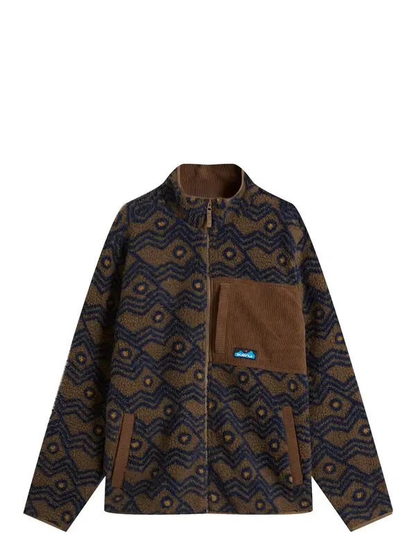 KAVU Wayside Fleece Jacket - Walnut Mountain