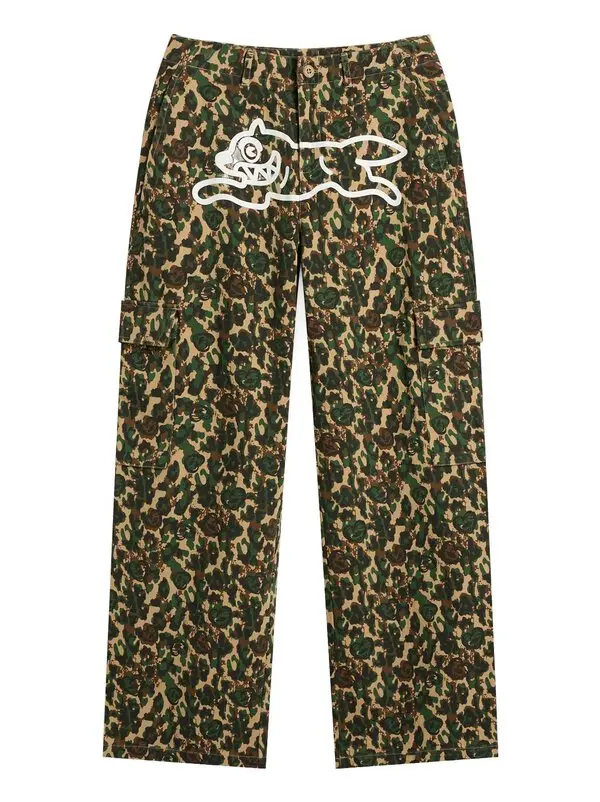 ICECREAM Running Dog Woodland Cargo Pants - Camo