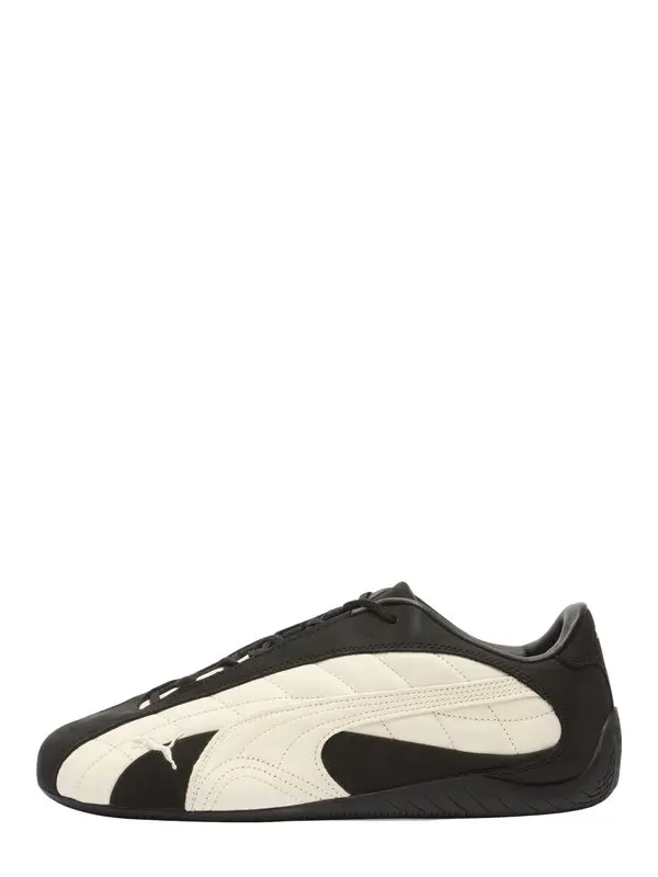 PUMA Speedcat Plus Quilted Sneaker - Black/frosted Ivory