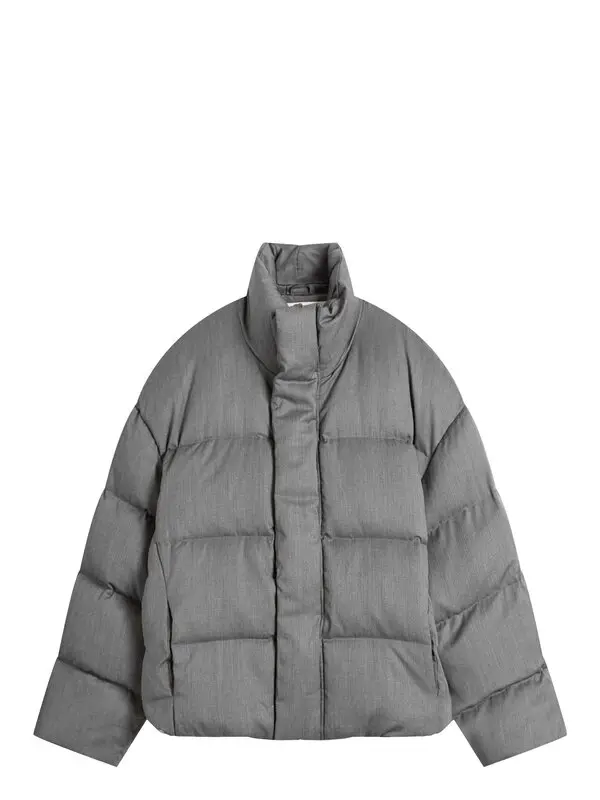ENTIRE STUDIOS Mml Hooded Puffer Jacket - Suitinggrey