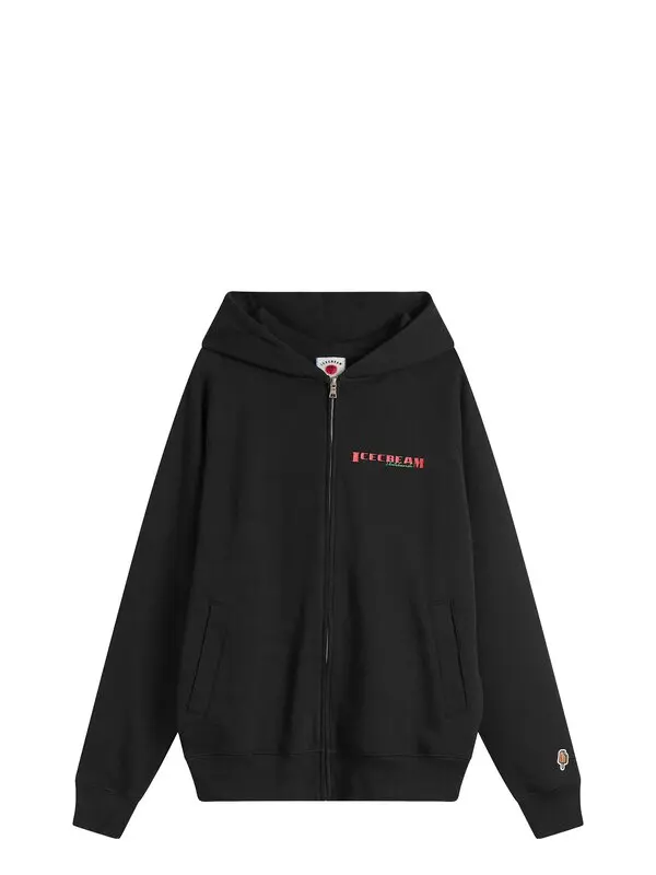 ICECREAM Waitress Zip Hoodie - Black