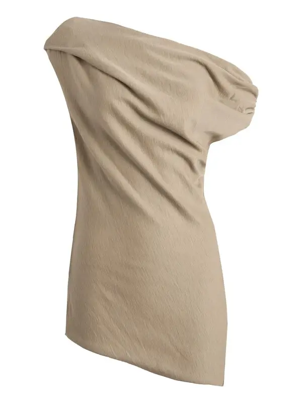ENTIRE STUDIOS Jersey Twist Top - Beige