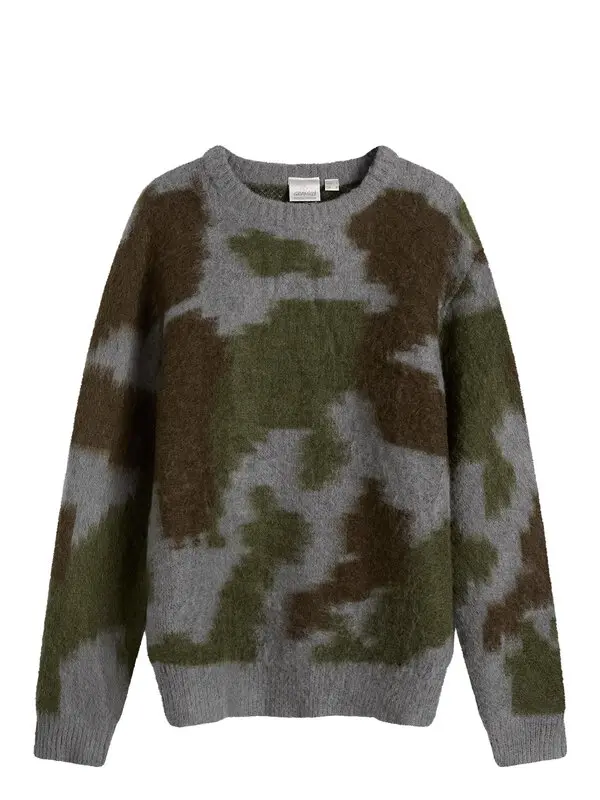 Gramicci Mohair Camouflage Sweater - Jungle Digi Camo