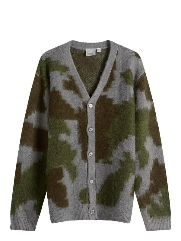 Gramicci Mohair Cardigan - Jungle Digi Camo