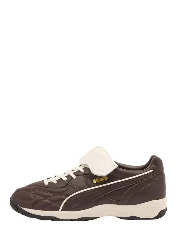 PUMA King Indoor Premium Sneaker - Dark Chocolate/warm White