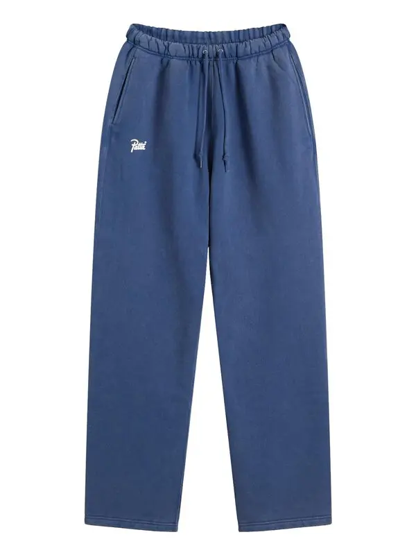 PATTA Classic Acid Washed Straight Leg Jogging Pants - Blue