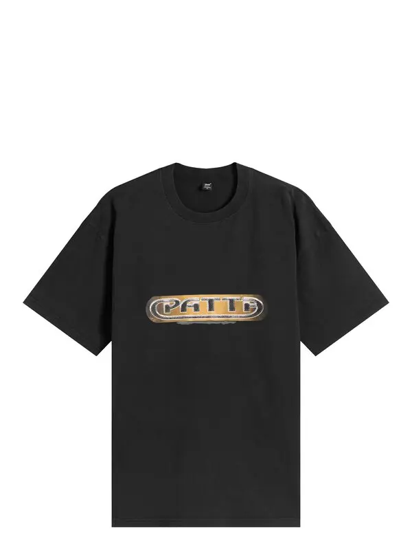 PATTA Gilded Acid Washed T-shirt - Black