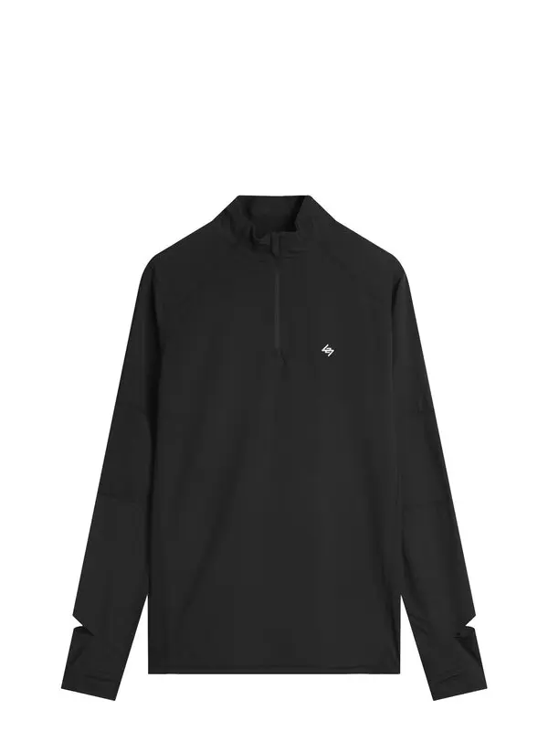 REPRESENT 247 Run Quarter Zip - Jet Black