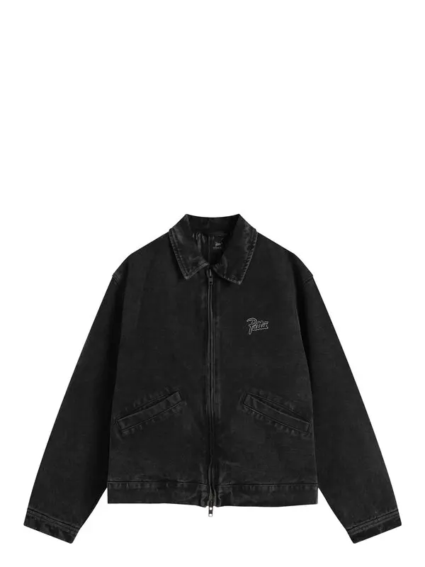 PATTA Washed Canvas Jacket - Black