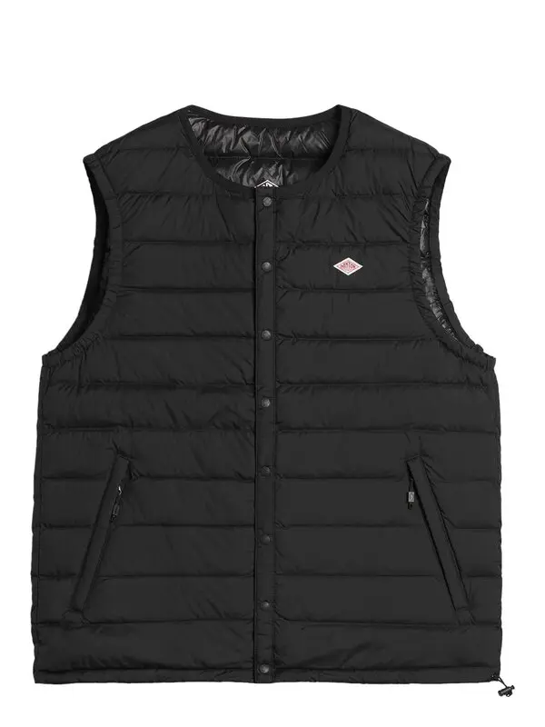 DANTON Inner Down Crewneck Vest - Black