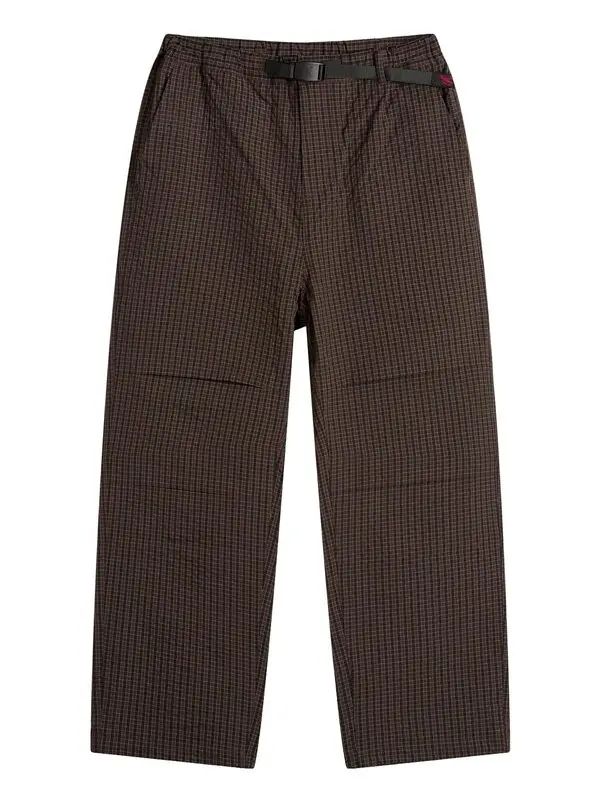 Gramicci Northside Plaid Pant - Deep Brown