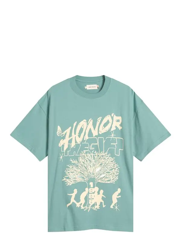 HONOR THE GIFT Family Tree T-shirt - Green